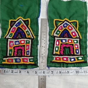 Pair of Vintage Boho Hippie Embroidered Patch Rabari Work - Etsy