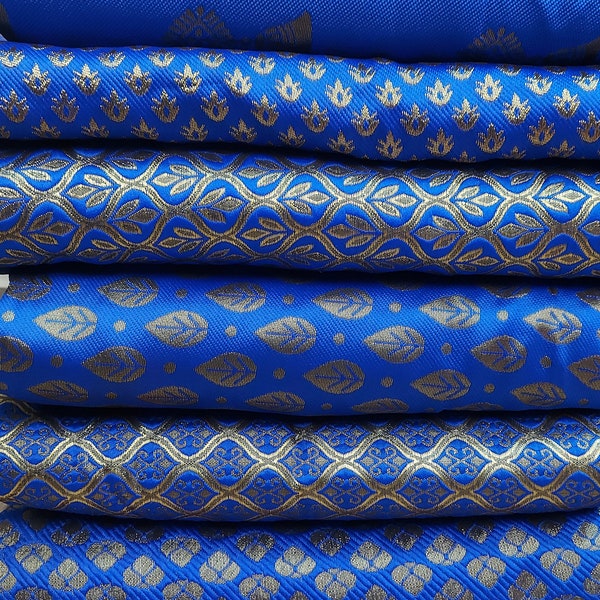 Blue Brocade - Etsy
