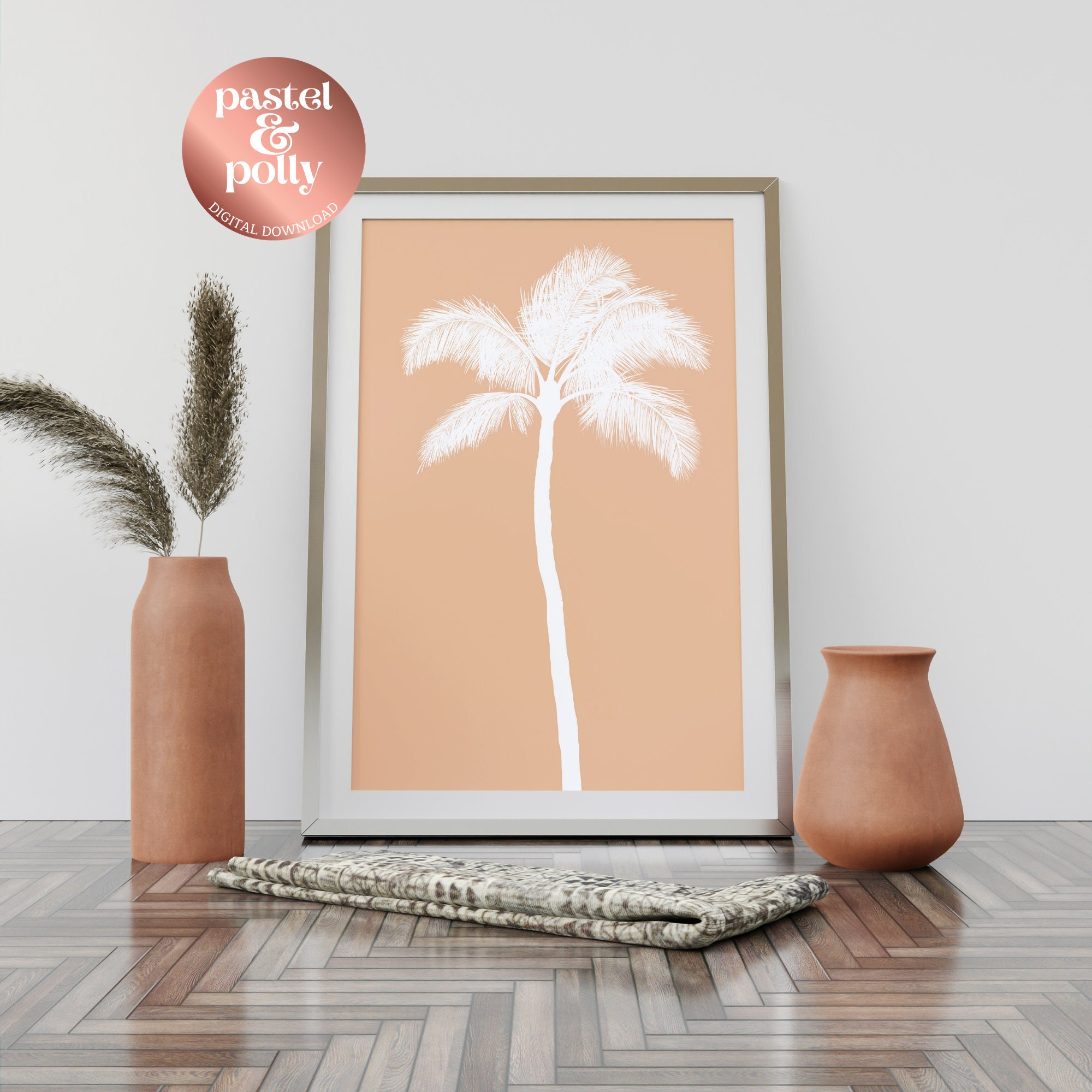 Palm Tree Print Palm Springs Los Angeles California | Etsy