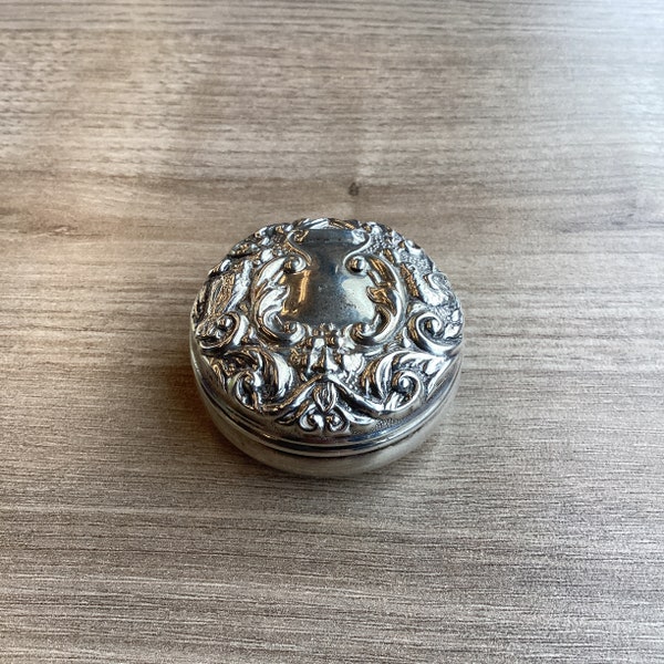 Silver Pill Box - Etsy