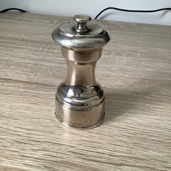 Antique Edwardian Solid Sterling Silver Pepper Grinder - Etsy