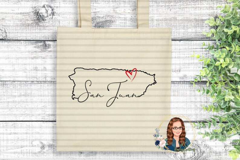 San Juan Puerto Rico Island Sticker Digital PNG Sublimation File - Etsy