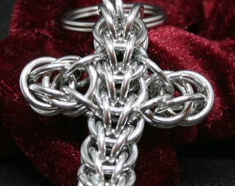 Chainmail Cross | Etsy