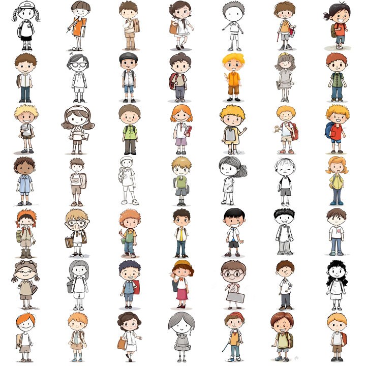 391 Kids PNG Clipart | School Children Mega Bundle High Quality Pngs ...