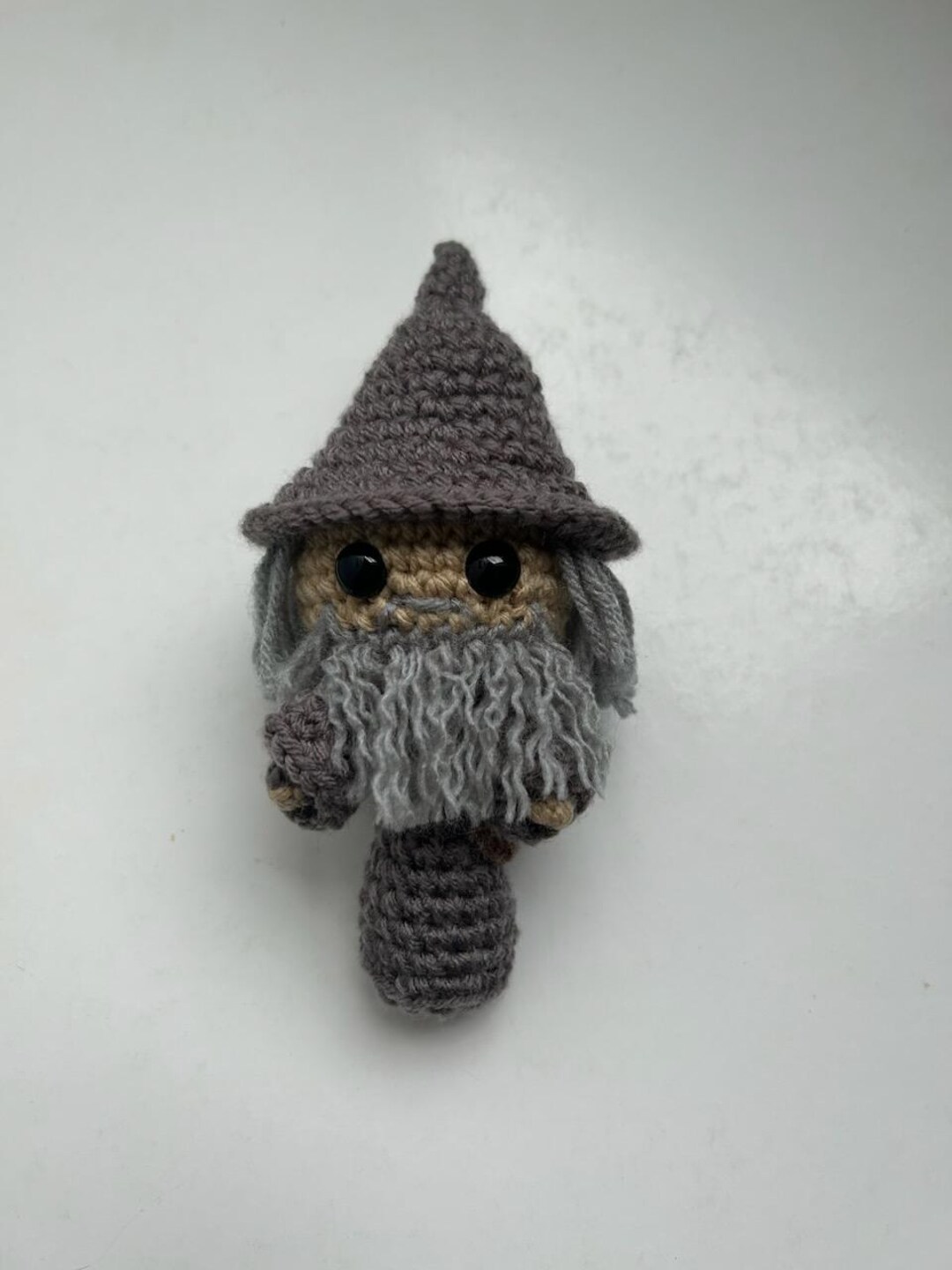 Grey Wizard Stormcrow Amigurumi Crocheted Doll - Etsy