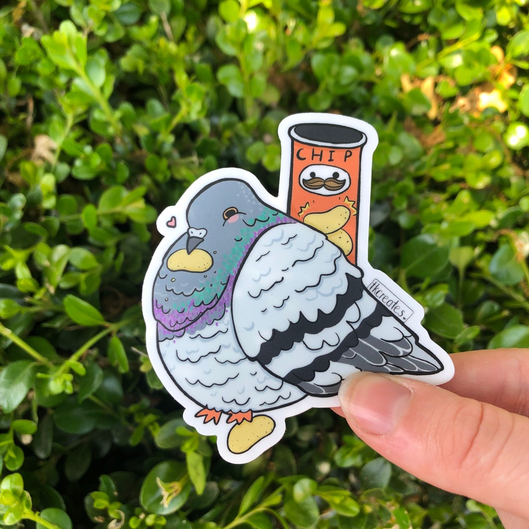 Pringles Pigeon 2.5” Sticker - Etsy