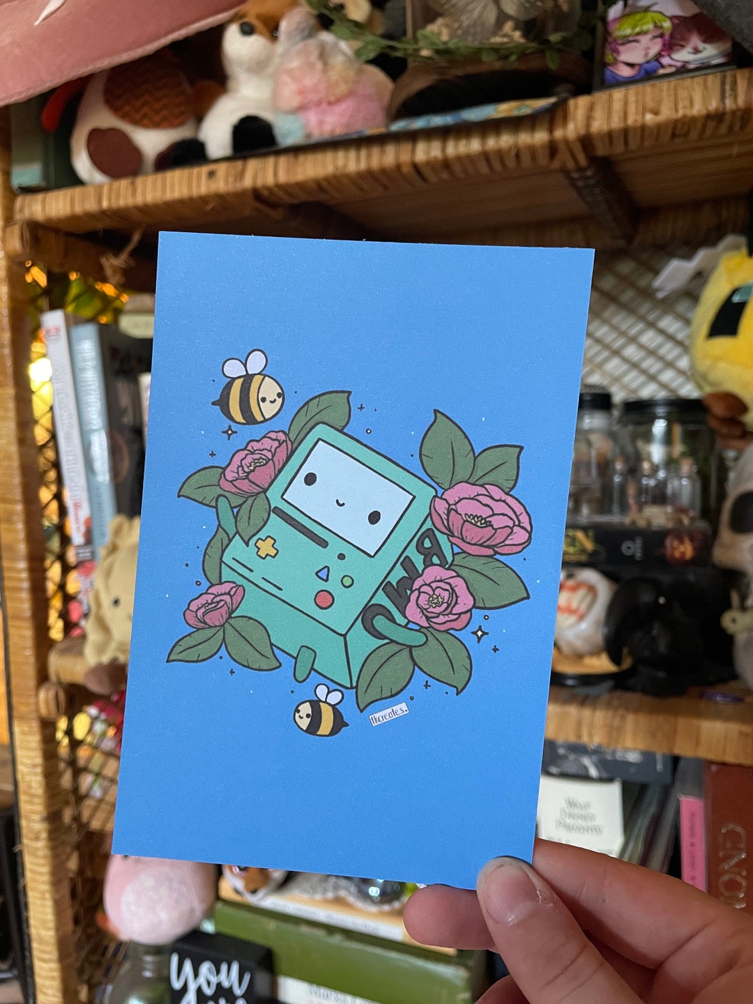 Adventure Time BMO Fan Art Mini Print 4x6 Inch - Etsy