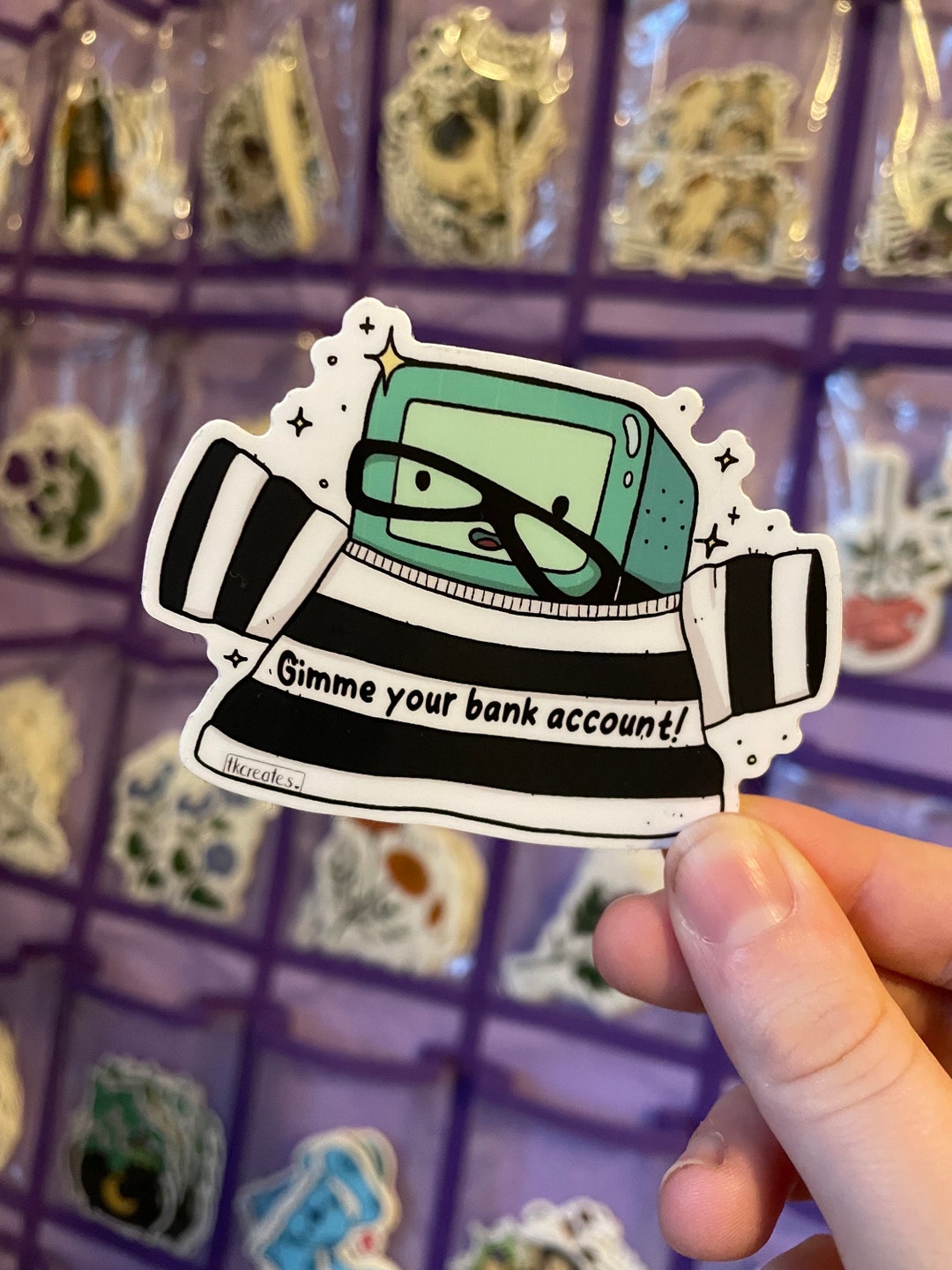 Cute Robber BMO Adventure Time 3” Sticker - Etsy