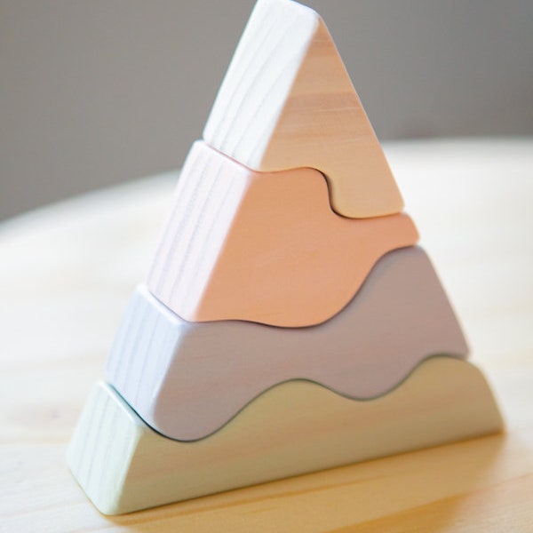 Wooden Stacking Toys - Etsy