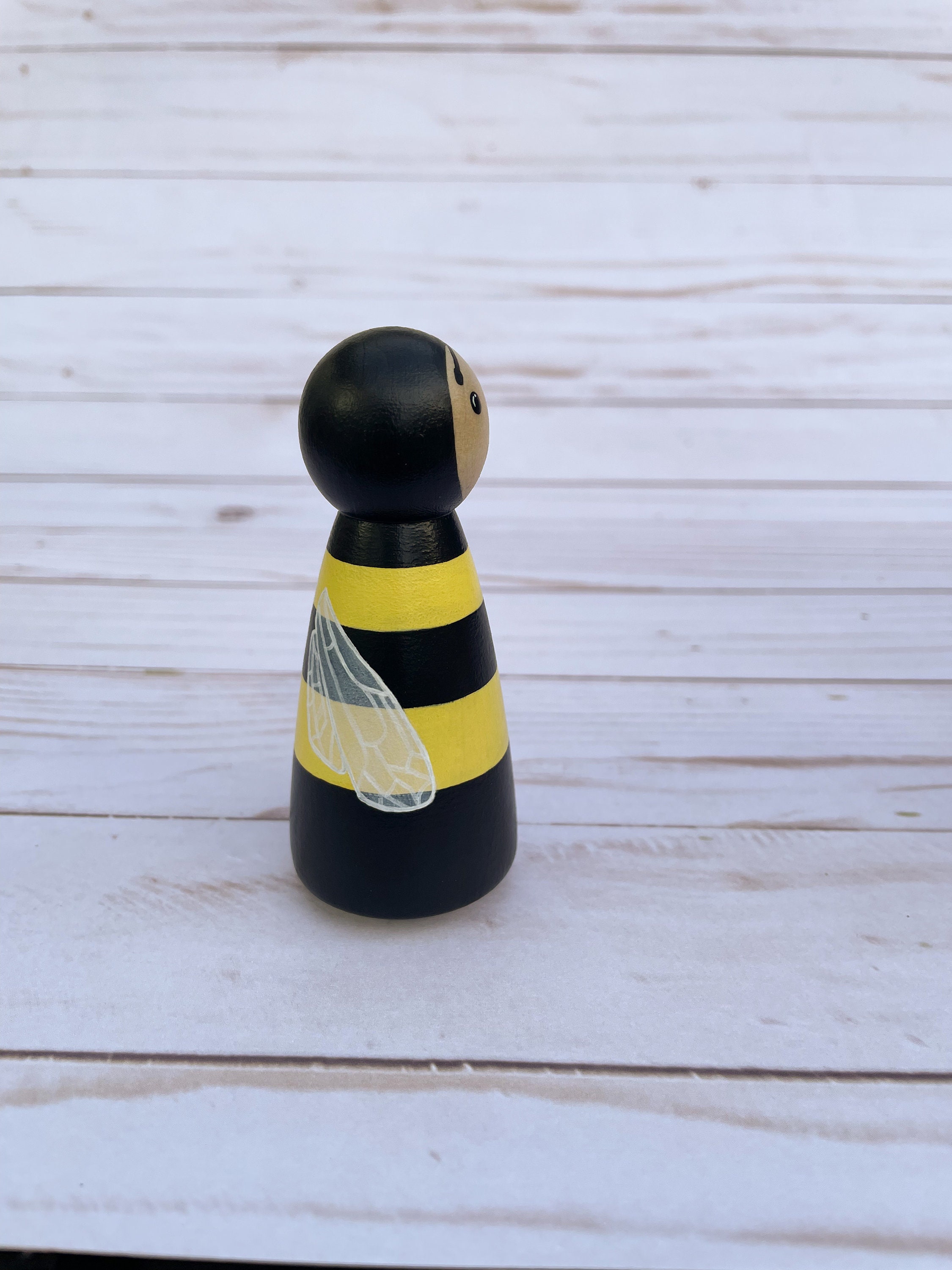 Bee Peg Doll/ Pretend Play - Etsy