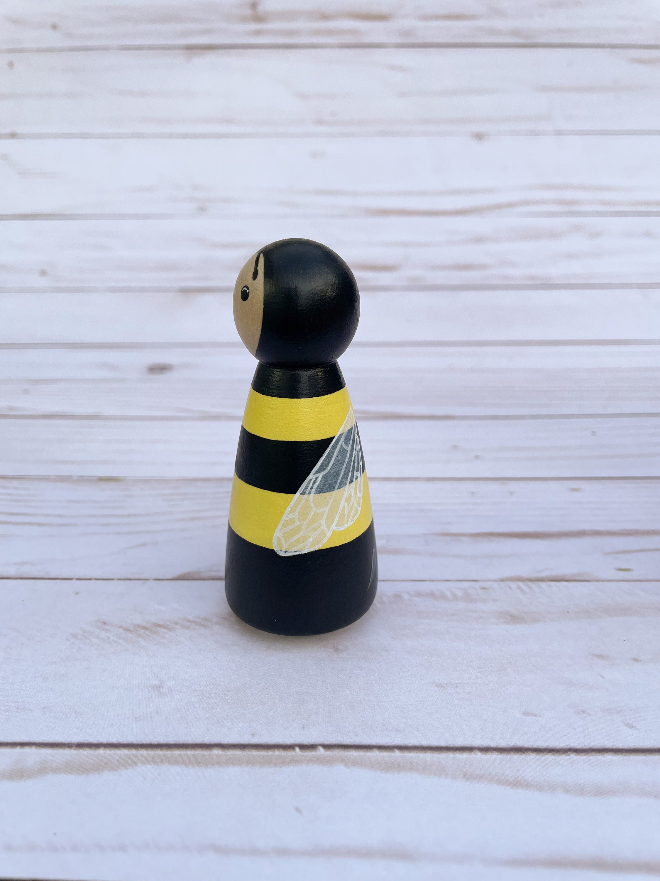 Bee Peg Doll/ Pretend Play - Etsy