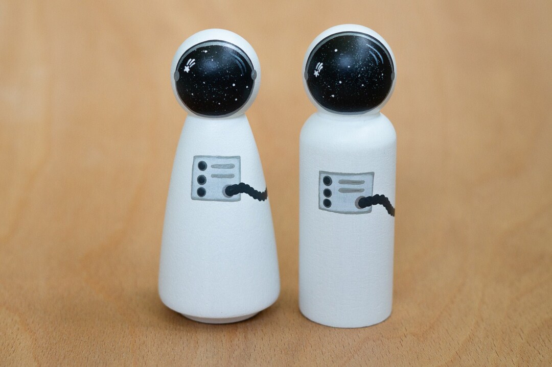 Astronaut Space Themed Peg Dolls - Etsy