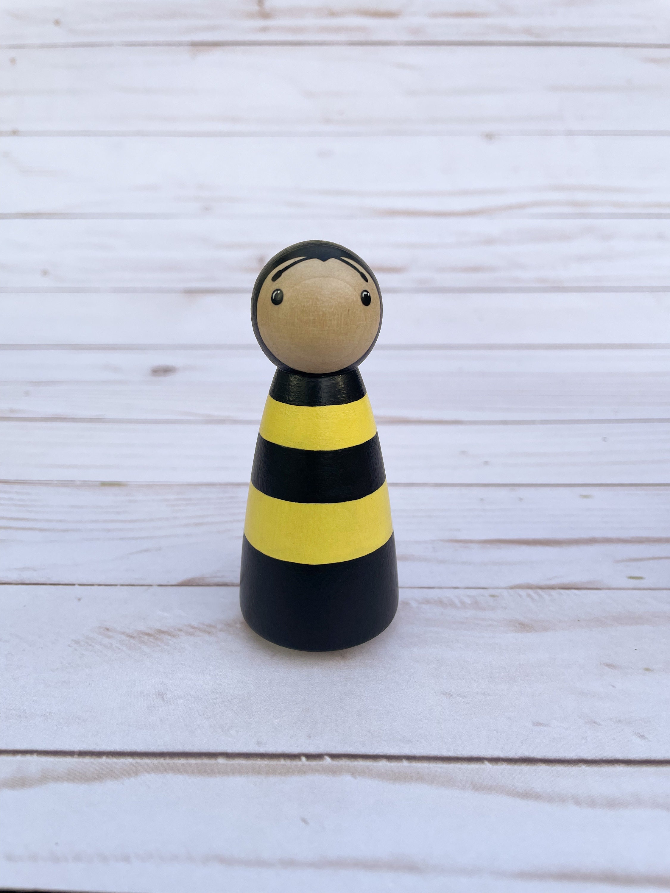 Bee Peg Doll/ Pretend Play - Etsy