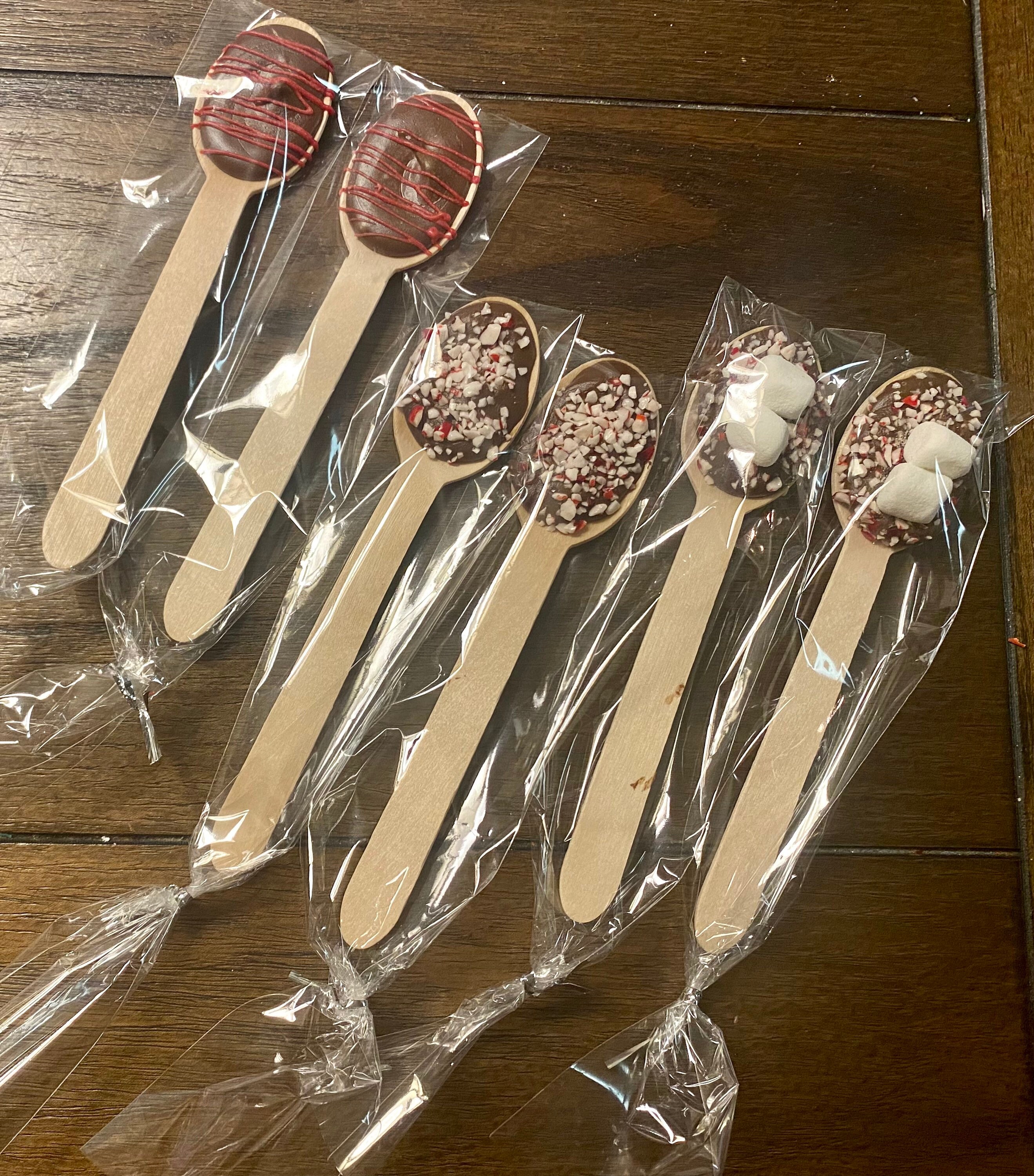 Milk Chocolate Spoons // Hot Cocoa Spoons // Christmas Milk - Etsy