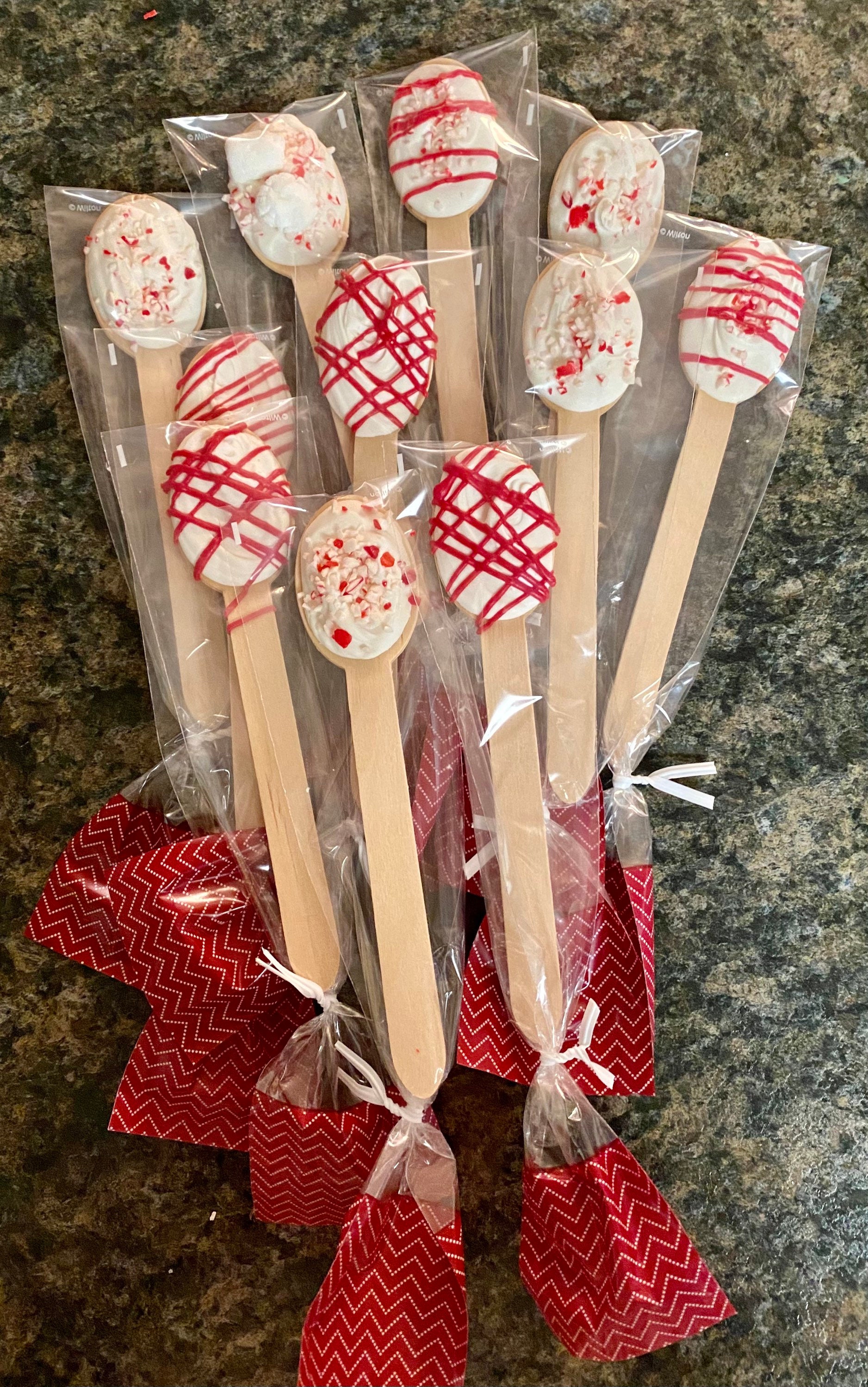 White Chocolate Hot Cocoa Spoons // Hot Cocoa Spoons // White Chocolate ...