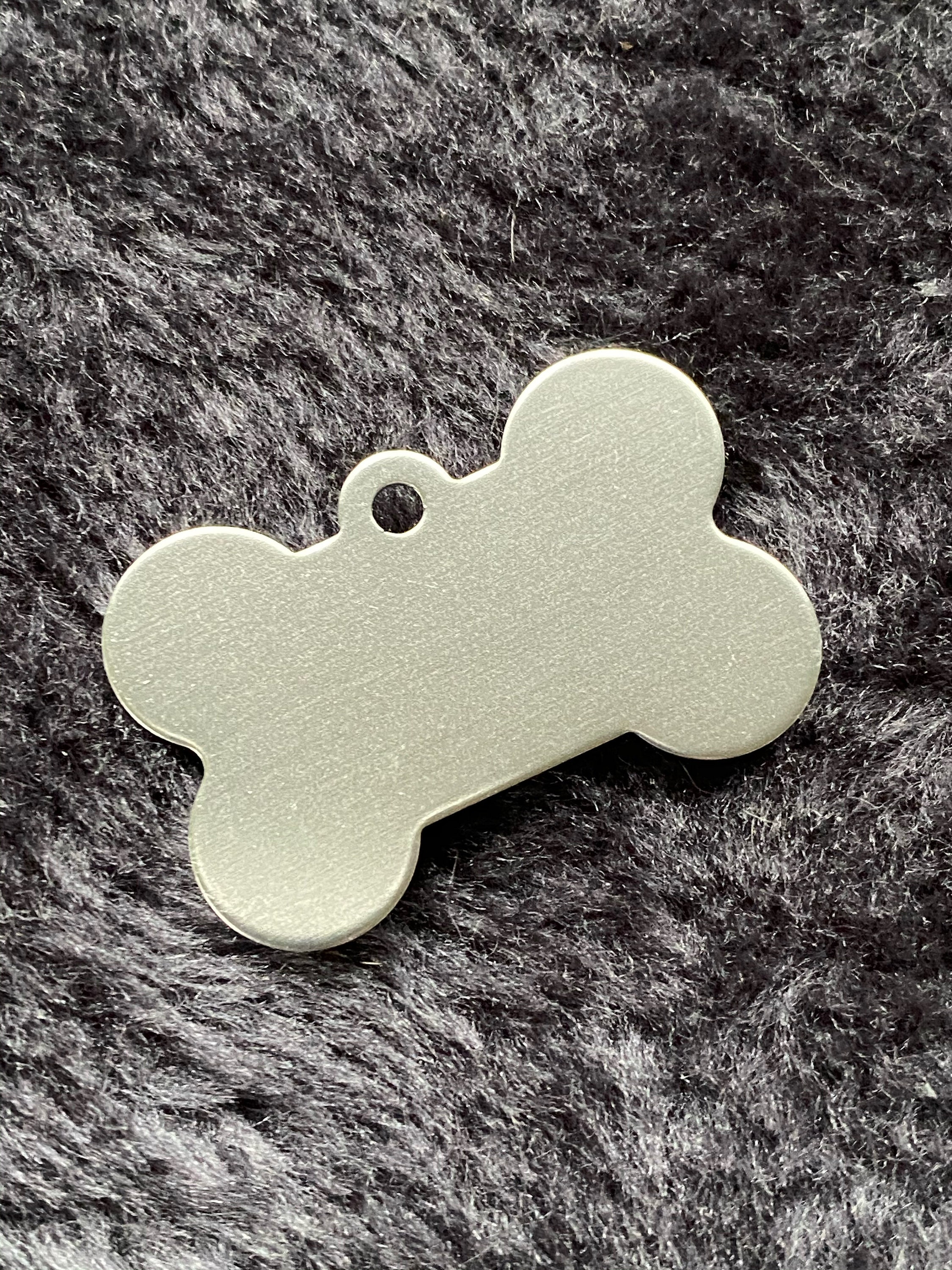 Bone Shaped Pet ID Tags up to 8 Lines of Custom Engraving - Etsy