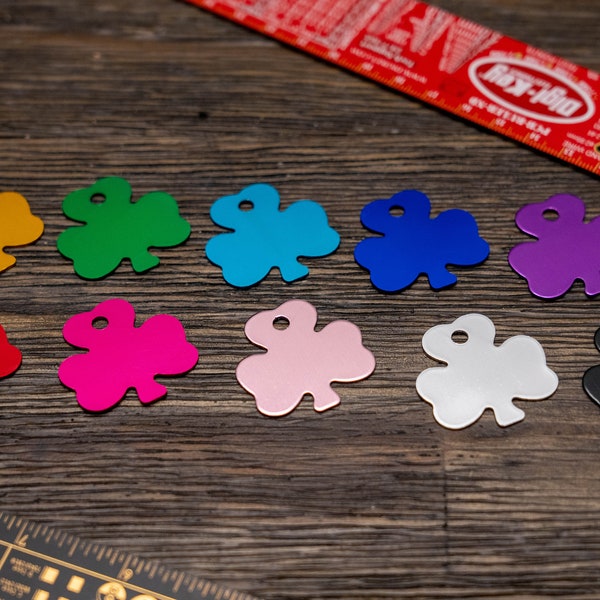 Clover Dog Tag - Etsy