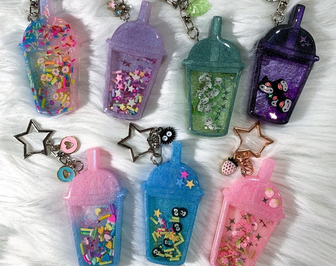 Boba Shaker Keychain/bag Hanger - Etsy