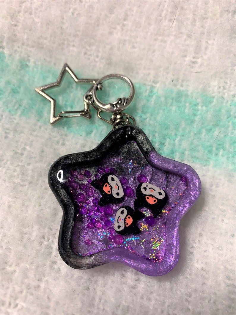 Star Shaker Keychain / Bag Hanger - Etsy
