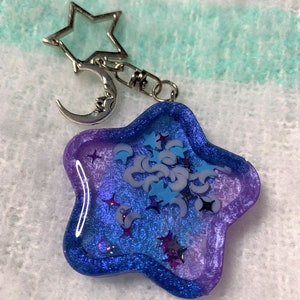Star Shaker Keychain / Bag Hanger - Etsy
