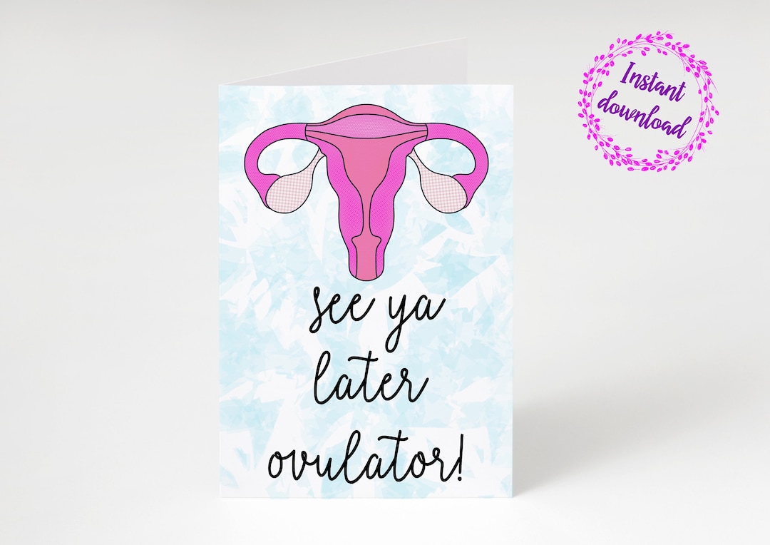 Hysterectomy Card, Uterus Card, Digital Download, Greetings Card, Girls ...