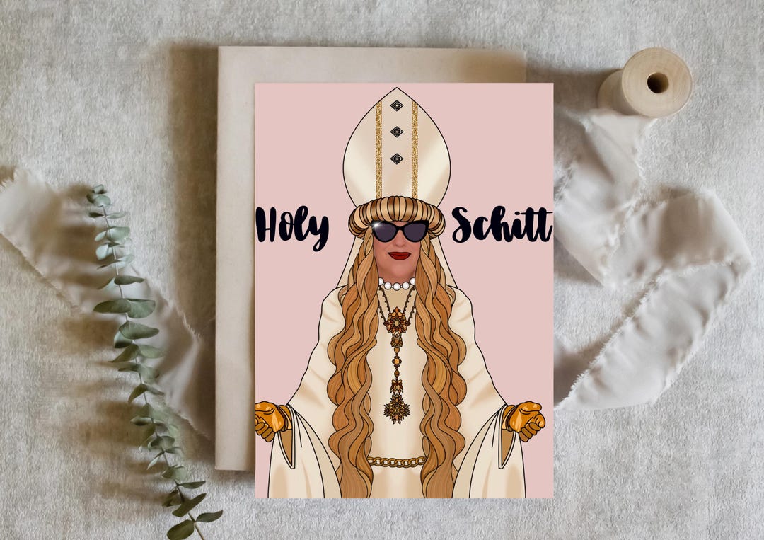 Schitts Creek Birthday Card, Moira Rose, Holy Schitt, Funny Card ...