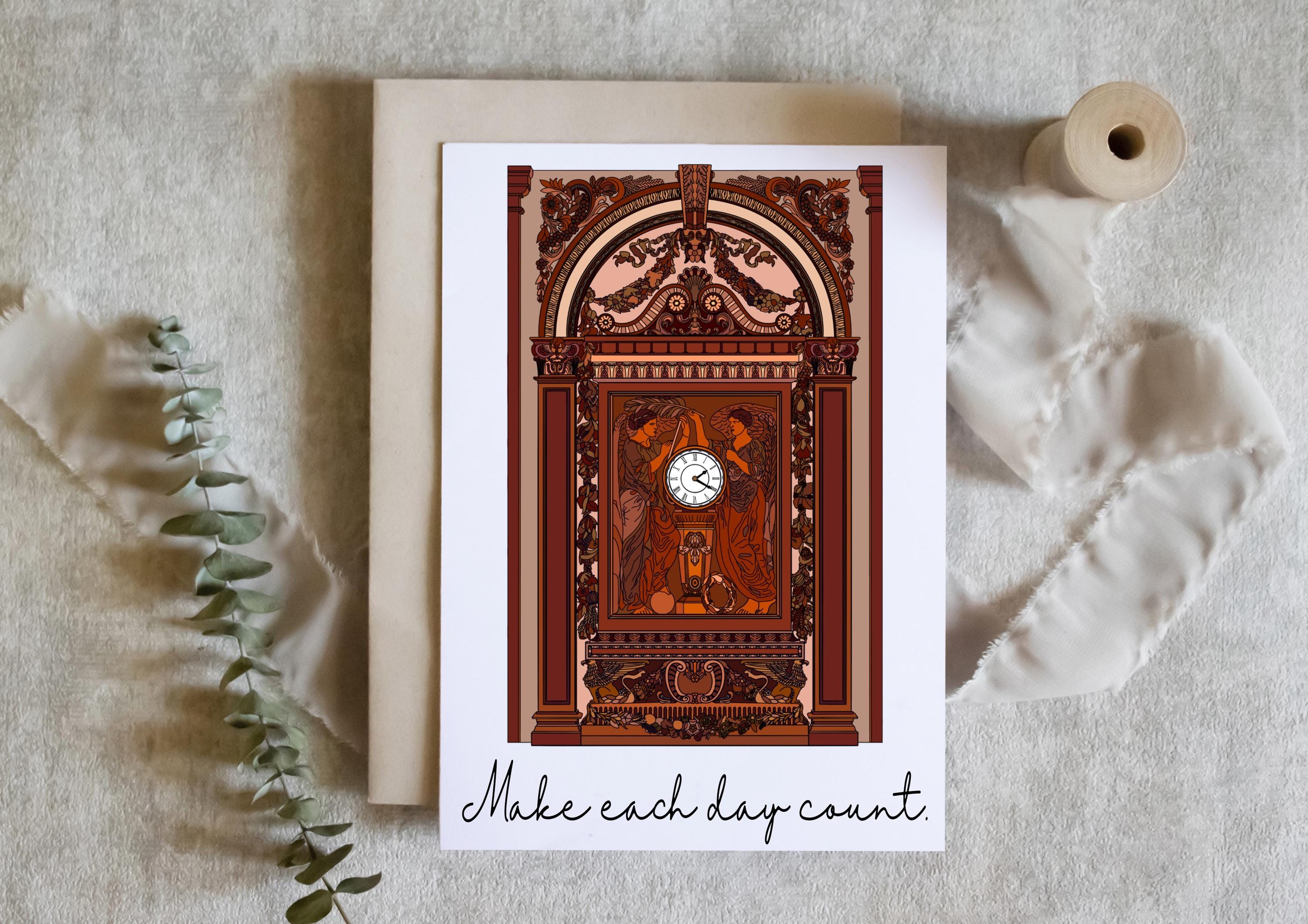 Titanic Clock Card, Titanic Staircase Clock, Unsinkable Molly Brown ...