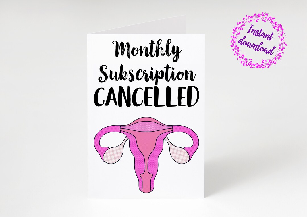 Hysterectomy Card, Uterus Card, Digital Download, Greetings Card, Girls ...