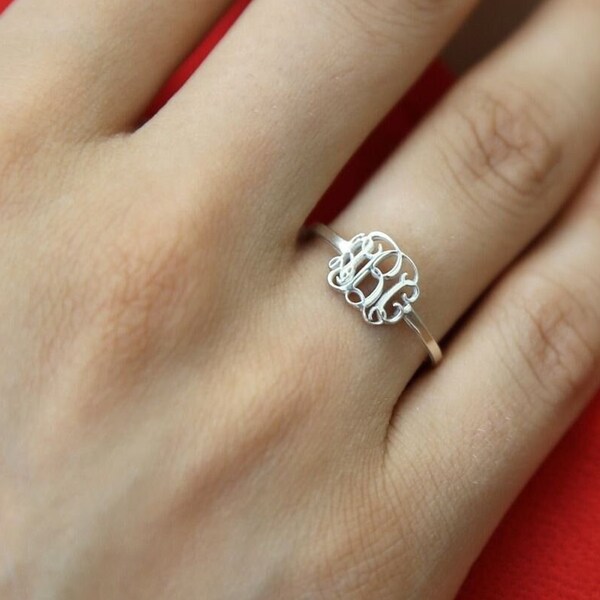 Initial Ring - Etsy