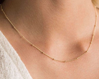 Simple Gold Necklace | Etsy