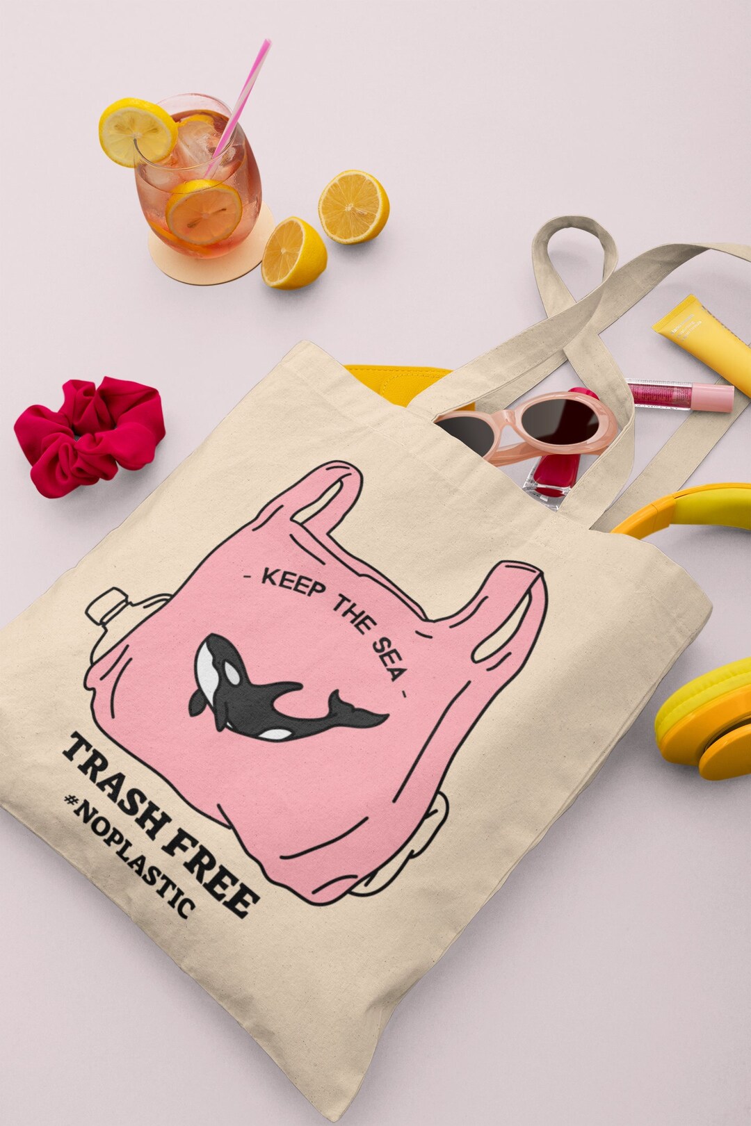 Orca Tote Bag, Killer Whale Tote Bag, Sea Creatures Tote, Conservation ...