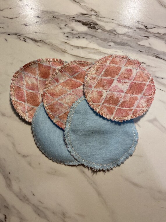 Reusable Face Rounds Pink and Blue Pack | Etsy