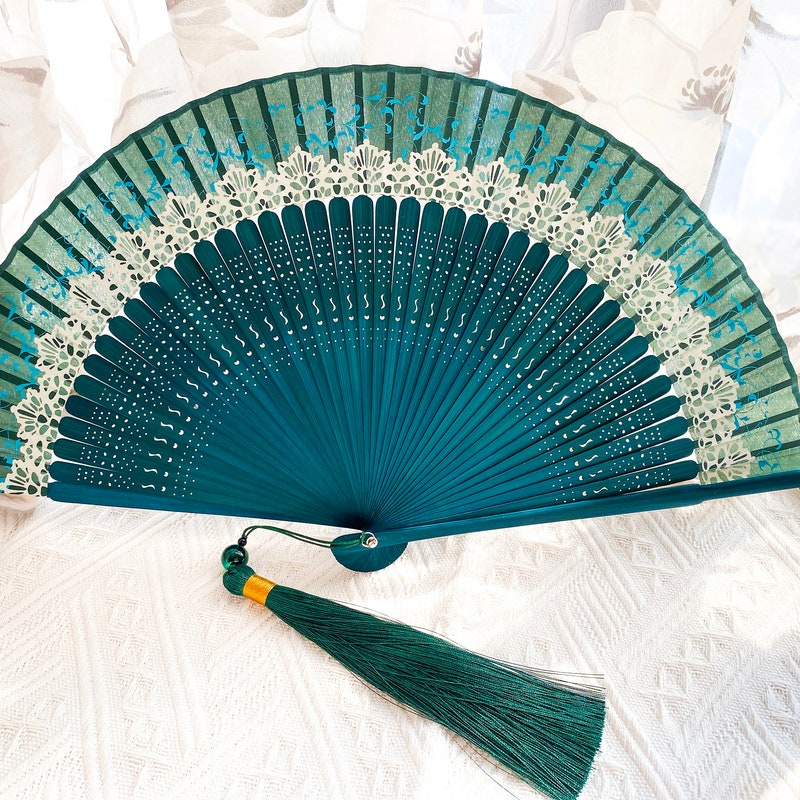 Color Folding Fans - Etsy