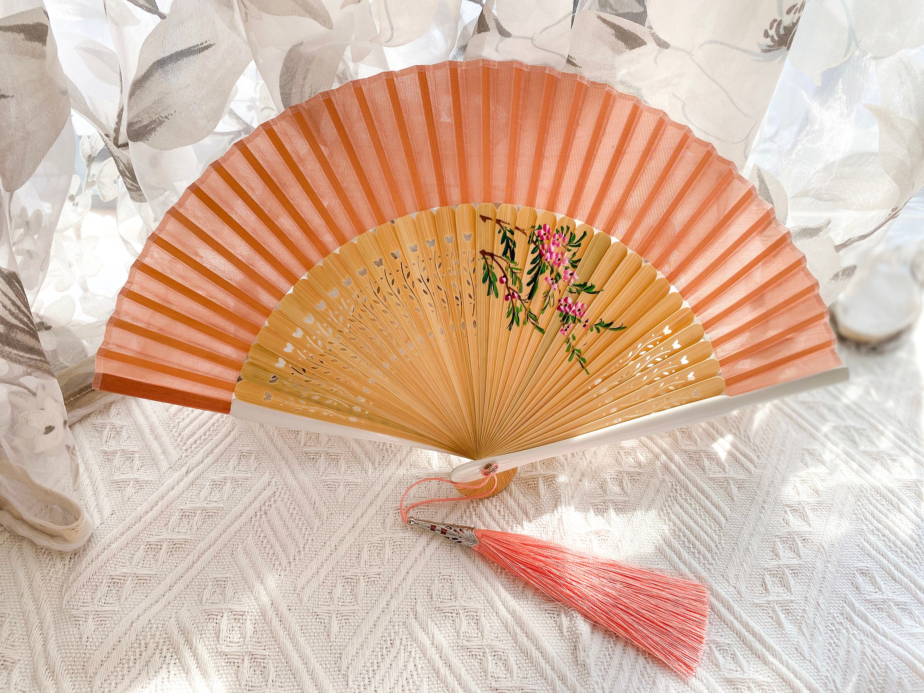 Elegant Lovely Folding Fanflower Pattern Hand Fan Best - Etsy