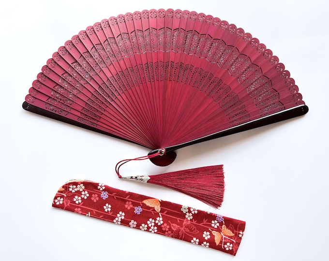 Vintage Japanese Uchiwa Paper Fan Haibara - Etsy