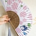 Hand Fan -japanese Folding Fan,pink Totoro,silk Hand Fans,wooden Design ...