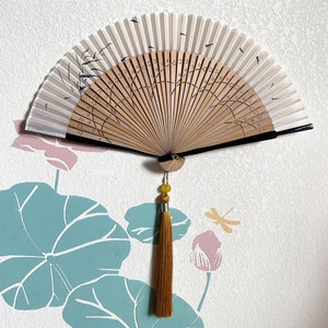 Beautiful Firework Carving Hand Fan With Wooden Stand ,handheld Folding ...