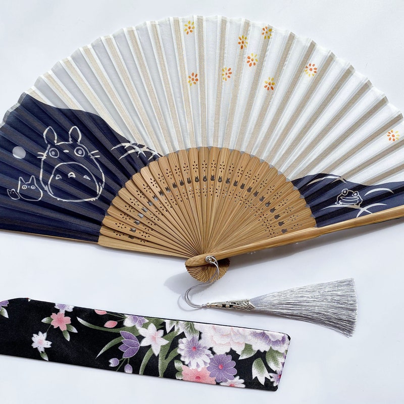 Wooden Silk Hand Fans - Etsy