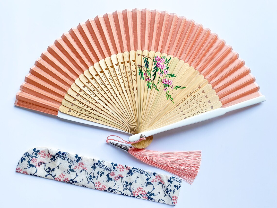 Elegant Lovely Folding Fanflower Pattern Hand Fan Best - Etsy