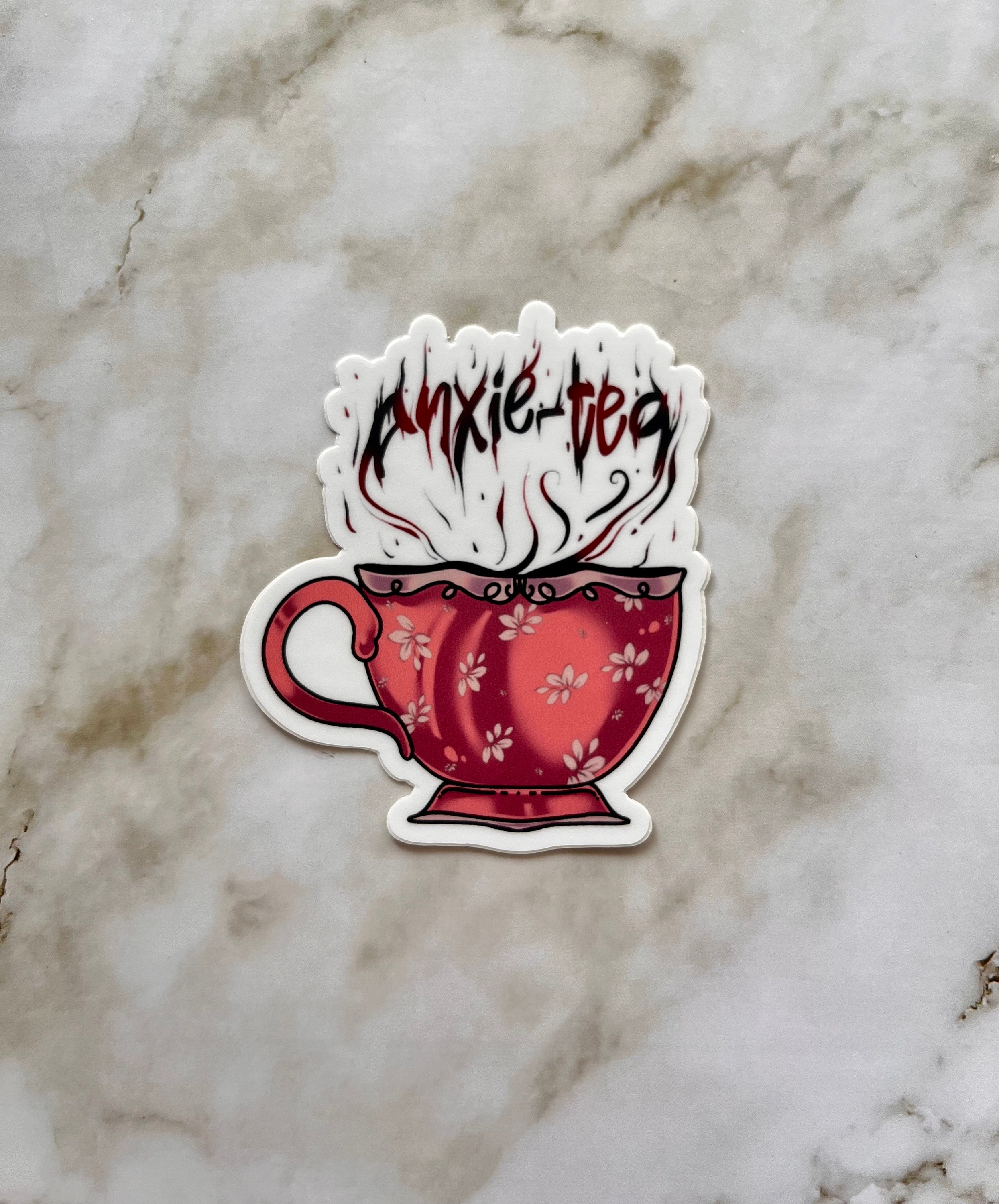 Cottagecore Tea / Goth Meme / Vinyl Sticker - Etsy