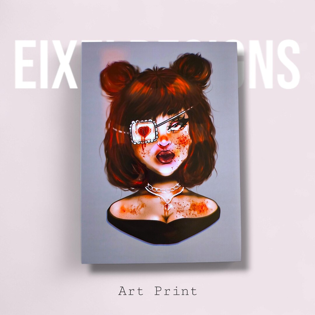 Love Hurts / Pastel Gore / Art Print - Etsy