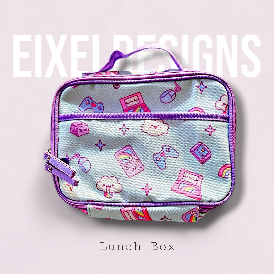 Kawaii Gamer / Cute Pastel / Lunch Box - Etsy