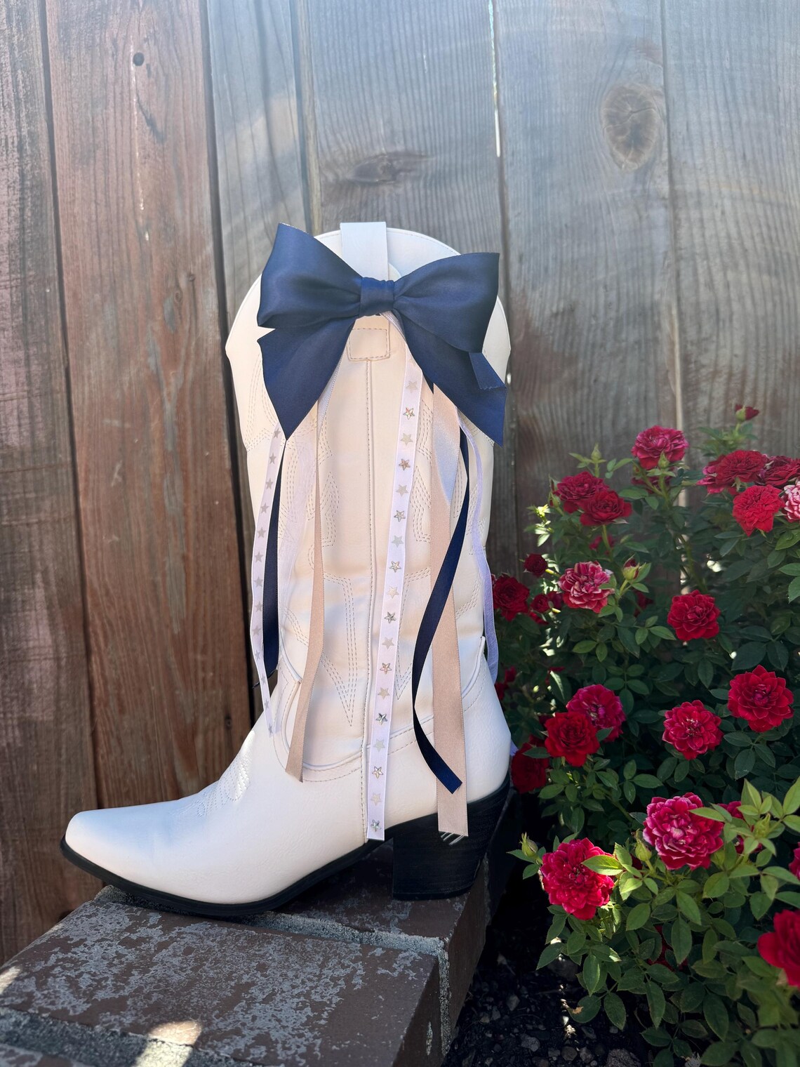 Custom Boot Bows Boot Ribbons Clasp on Boot Bows University High School ...