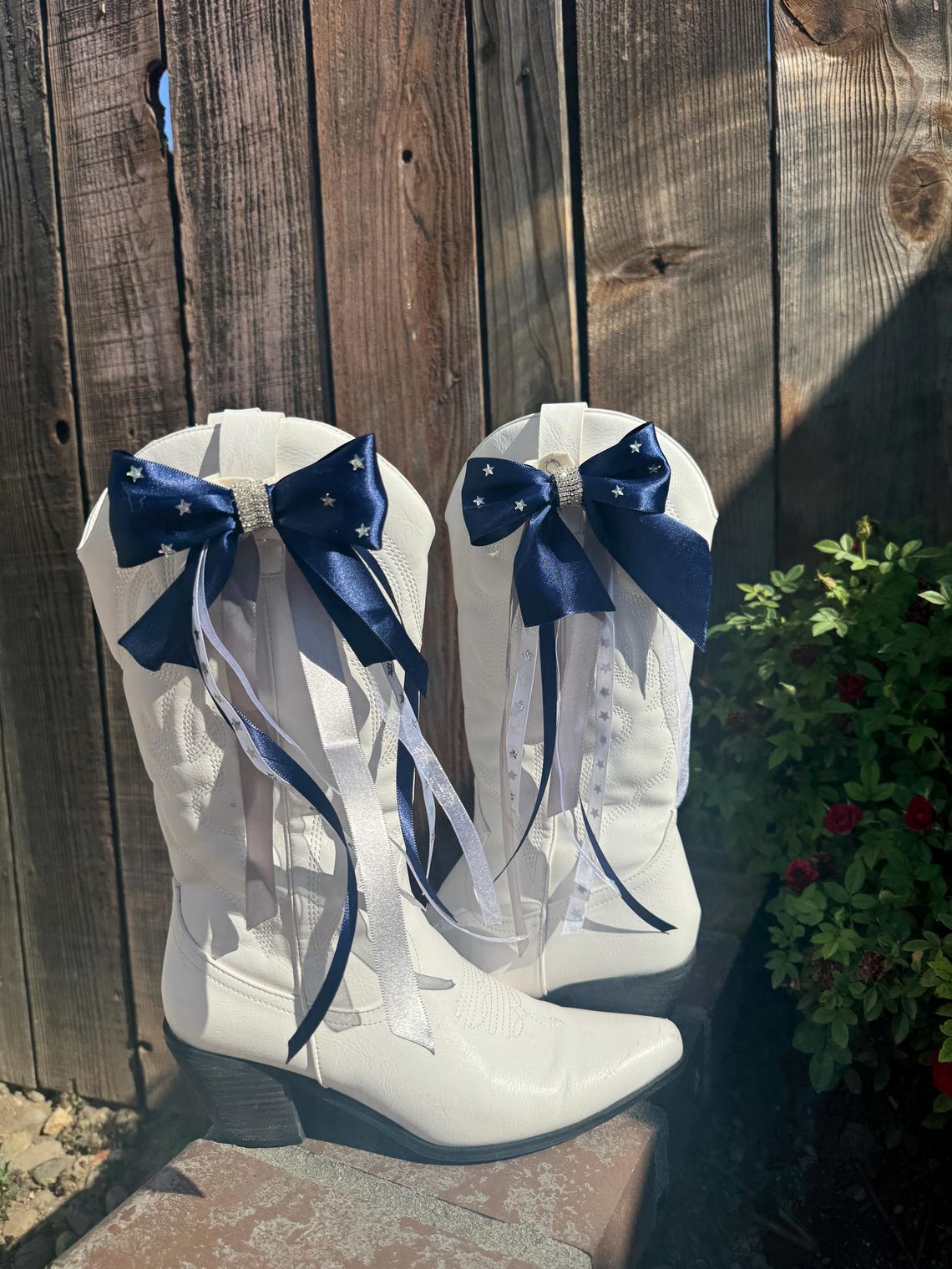 Custom Boot Bows Boot Ribbons Clasp on Boot Bows University High School ...