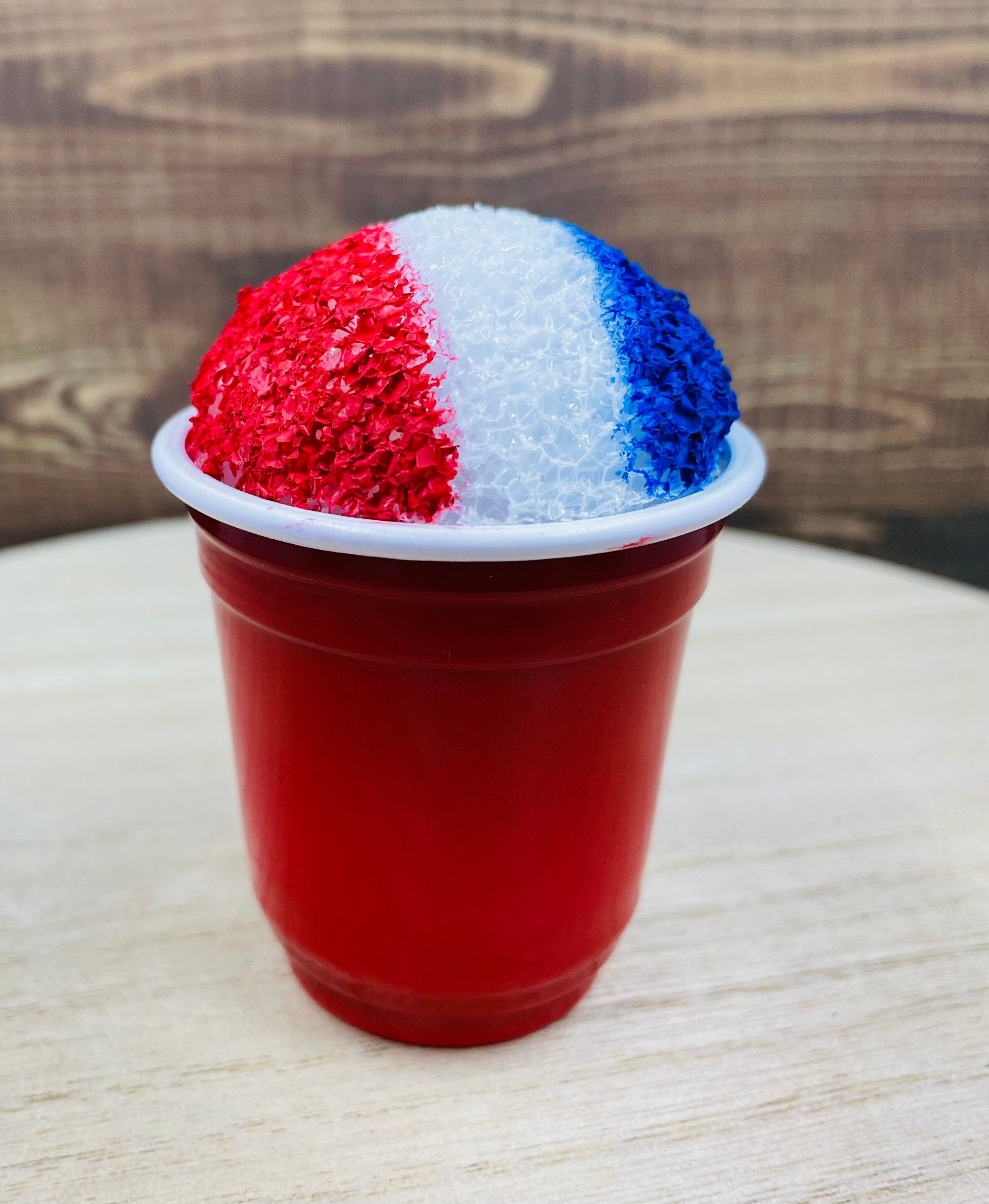 Mini Snow Cone 2 Pack Patriotic Snow Cones Faux Icee 4th - Etsy