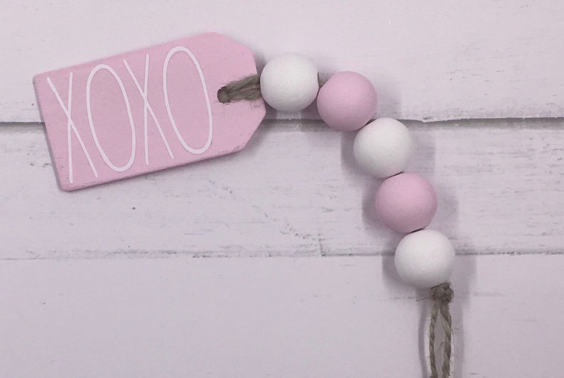 Rae Dunn Inspired Valentines Tag, Rae Dunn Canister Garland, Valentines ...