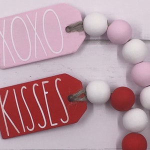 Rae Dunn Inspired Valentines Tag, Rae Dunn Canister Garland, Valentines ...