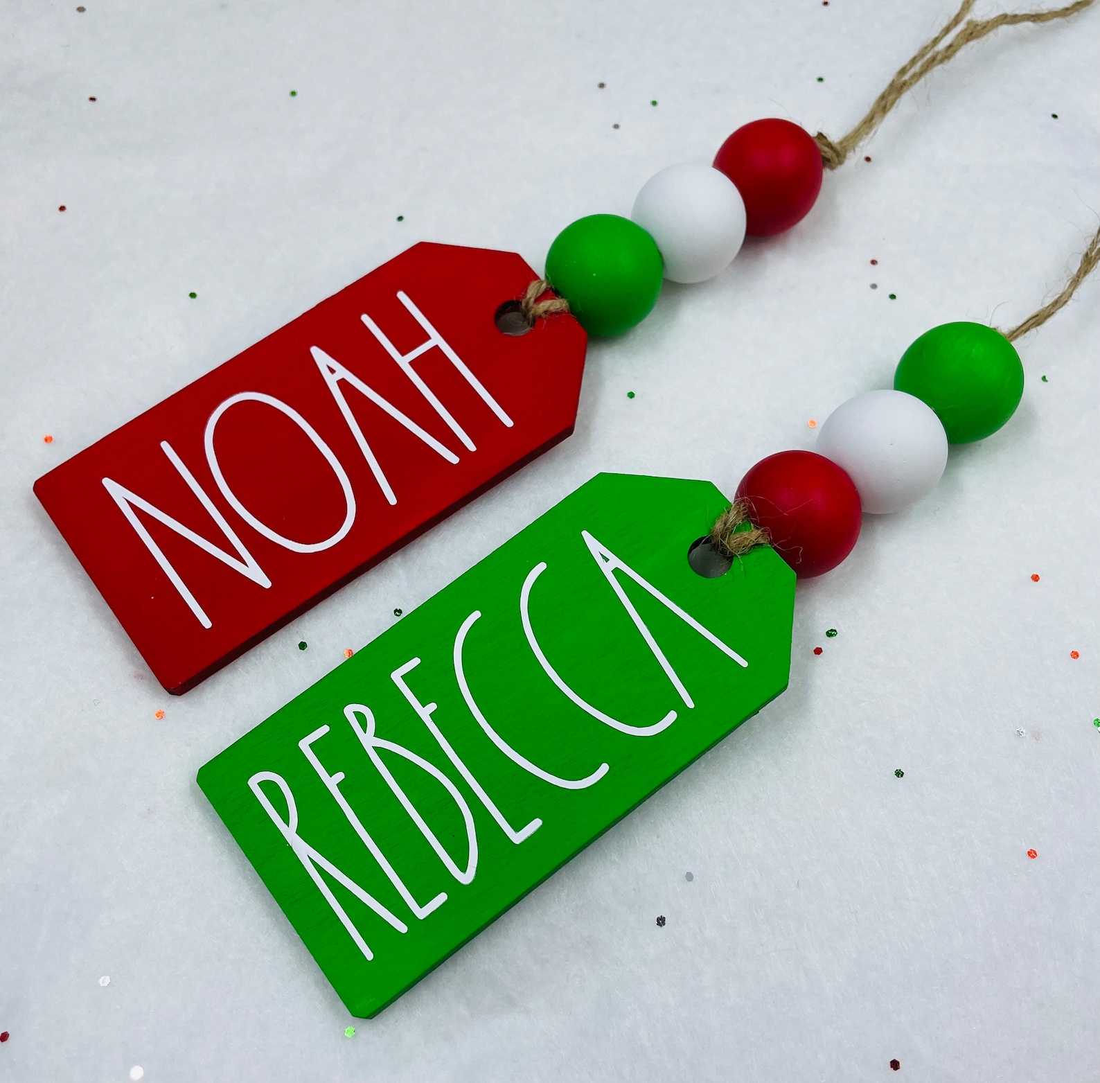 Stocking Tag Personalized Wood Tag Christmas Stocking Tag - Etsy