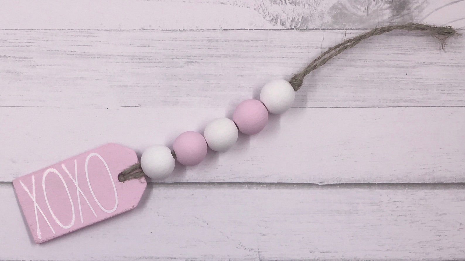 Rae Dunn Inspired Valentines Tag Rae Dunn Canister Garland | Etsy