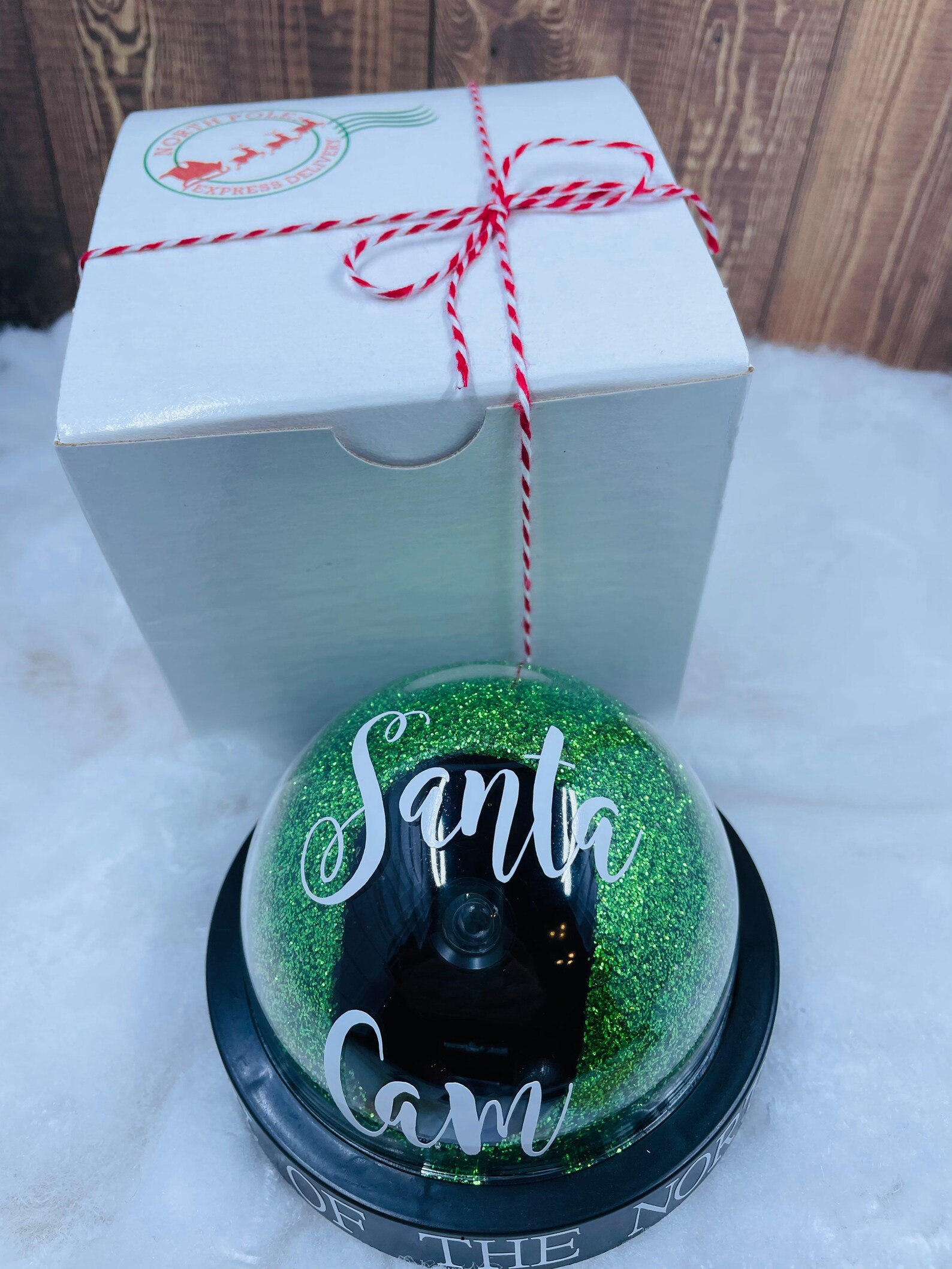 Santa Surveillance Cam North Pole Cam Faux Security Camera | Etsy